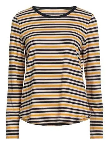Majestic Filatures Striped Jersey T-shirt - Mustard