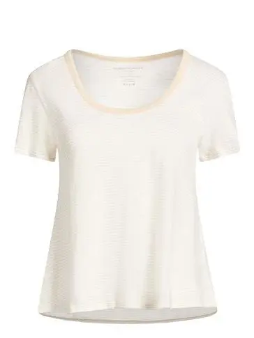 Majestic Filatures Organic Cotton Striped Jersey T-shirt - White