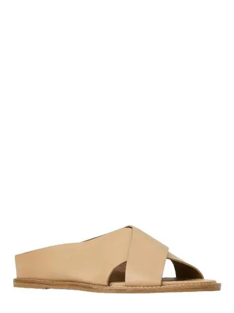 Aquatalia Potenza Slide Sandal - Sand Leather