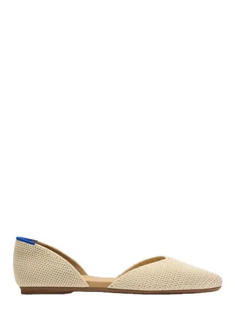 Rothy's The D'orsay Flat - Conch Raffia-knit