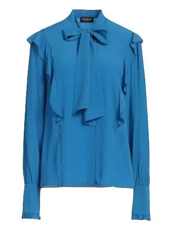 DONDUP Crepe Bow Shirt - Blue