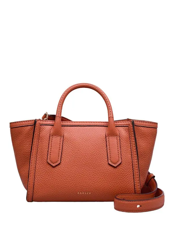 RADLEY The Amelie Ziptop Satchel Bag - Terracotta