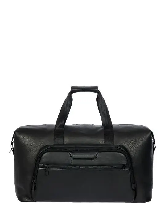 Porsche Design Roadster Leather Weekender Travel Bag - Black