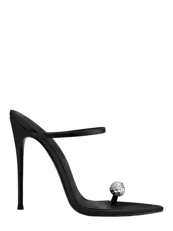 FEMME Geneva Stiletto Heel Sandal - Black