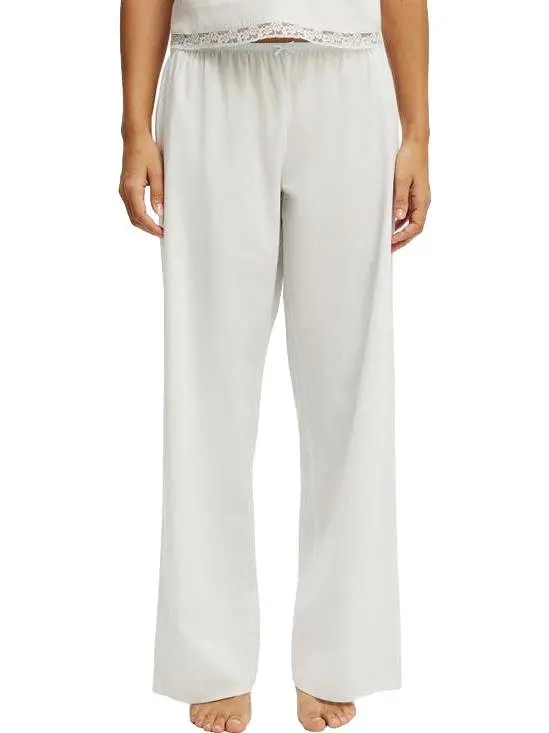 Cotton:on Cotton Soft Wide Leg Pant - Cloud Blue