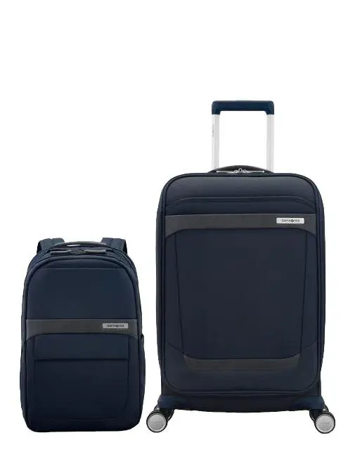 SAMSONITE Elevation Softside Backpack And Expandable Carry-on 2-piece Set - Midnight Blue