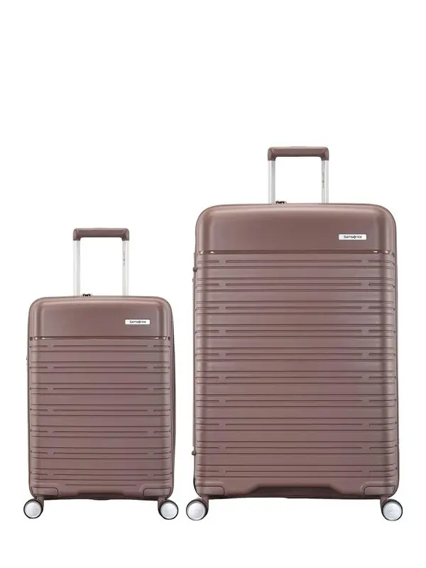 SAMSONITE Elevation Plus Global Carry-on And Large Spinner 2-piece Set - Chocolate Mauve