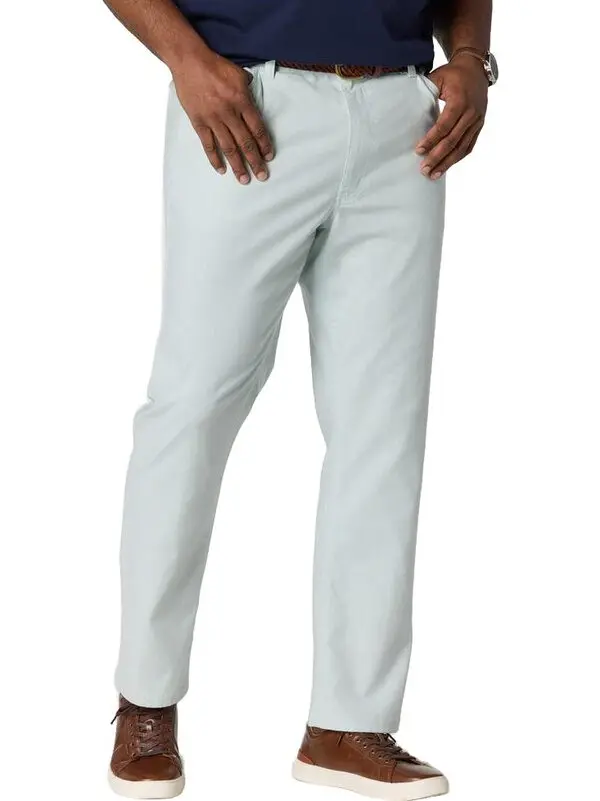 OAK HILL BY DXL Linen-blend Tech Pants - Mint