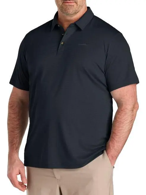 TRAVISMATHEW FIT BY DXL Big & Tall The Zinna Polo Shirt - Black