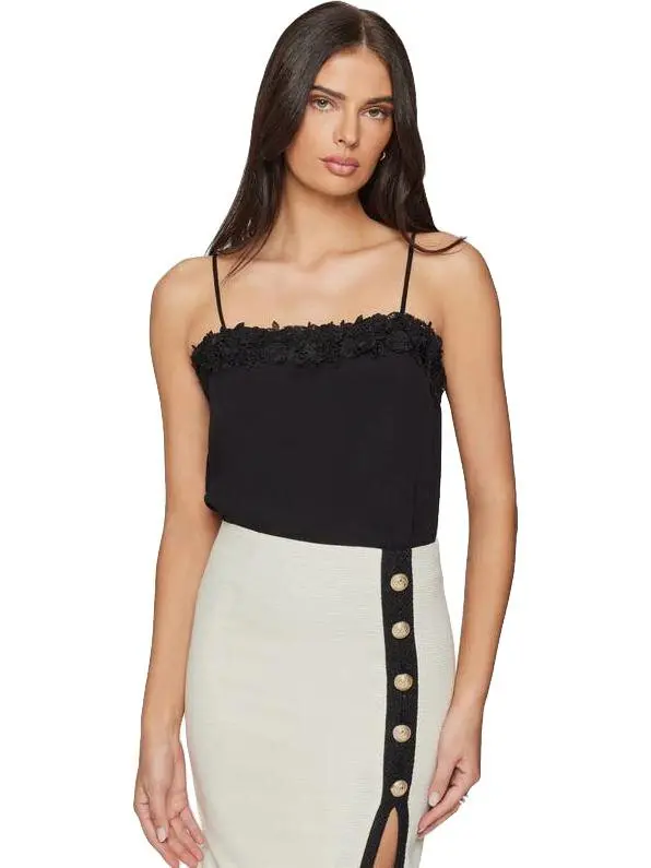Generation Love Leah Lace Cami - Black