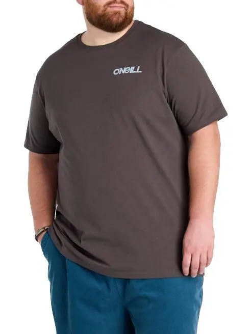 O'Neill Big & Tall Dawn Classic Graphic Tee - Graphite