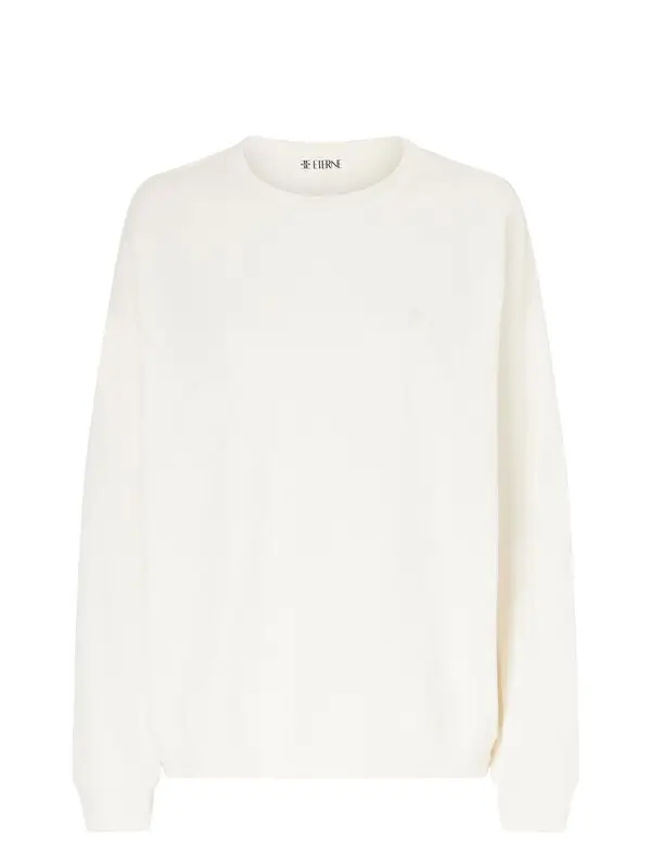 Eterne Cotton-jersey Sweater - Neutrals