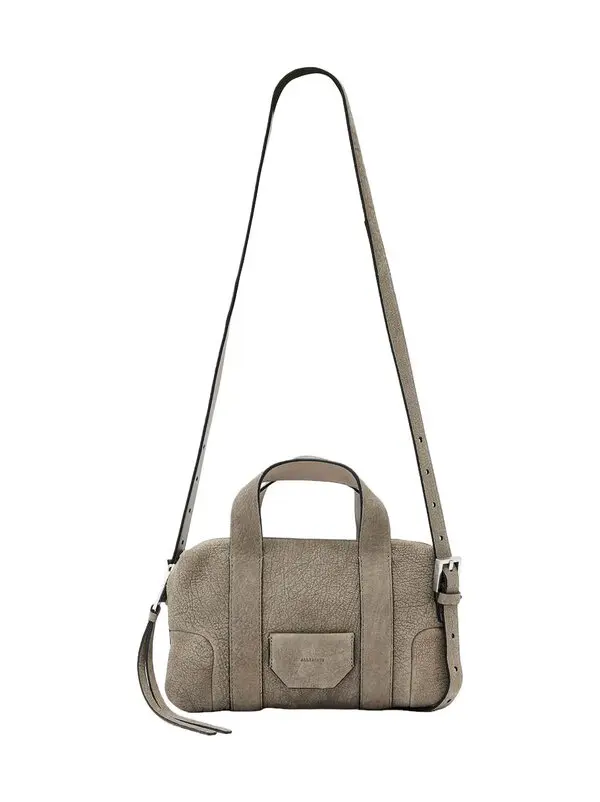 ALLSAINTS Ares Compact Crossbody Bag - Pebble Grey