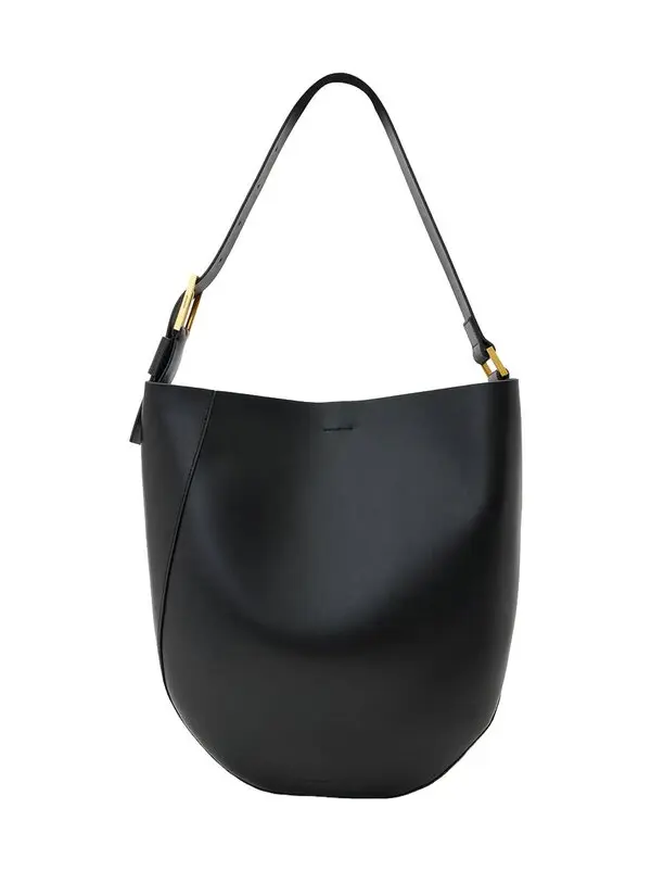 ALLSAINTS Luna Leather Hobo Bag - Black