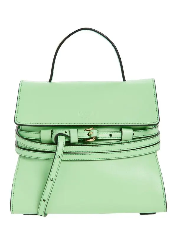 Moschino Small Tie Me Top Handle Bag - 822 Pistachio