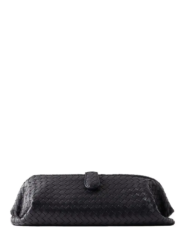 Bottega Veneta Lauren 1979 Intrecciato Leather Clutch - Blue