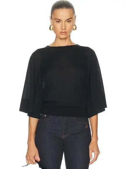 Jacquemus La Maille Mananco Knit Top - Black