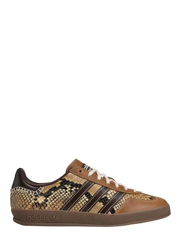 WALES BONNER X ADIDAS Gazelle Snake-effect Leather Sneakers - Brown