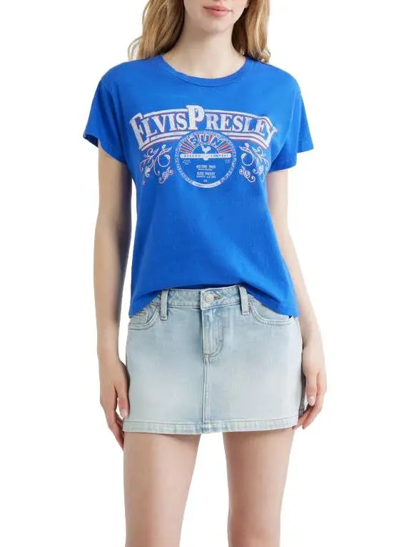 Daydreamer Sun Records X Elvis Graphic T-shirt - Ultra Marine