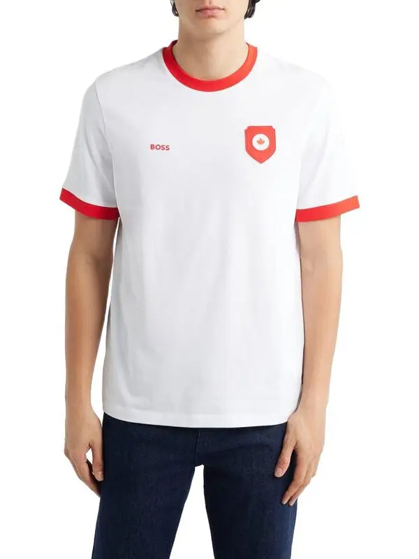 BOSS Lux Stretch Cotton Graphic T-shirt - Canada