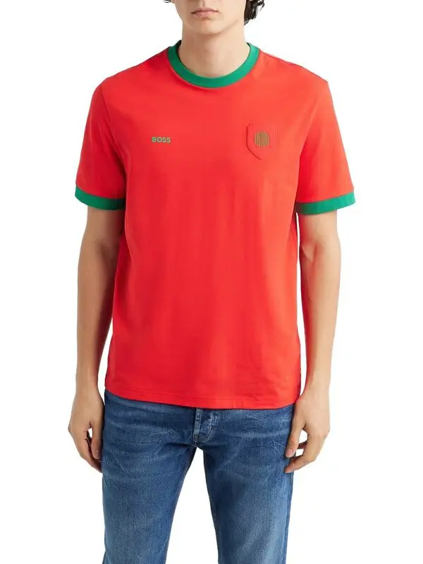 BOSS Lux Stretch Cotton Graphic T-shirt - Portugal