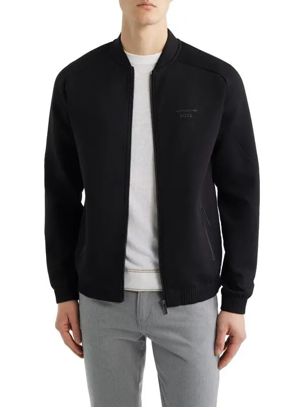 BOSS Porsche Spirit Zip-up Sweatshirt - Black