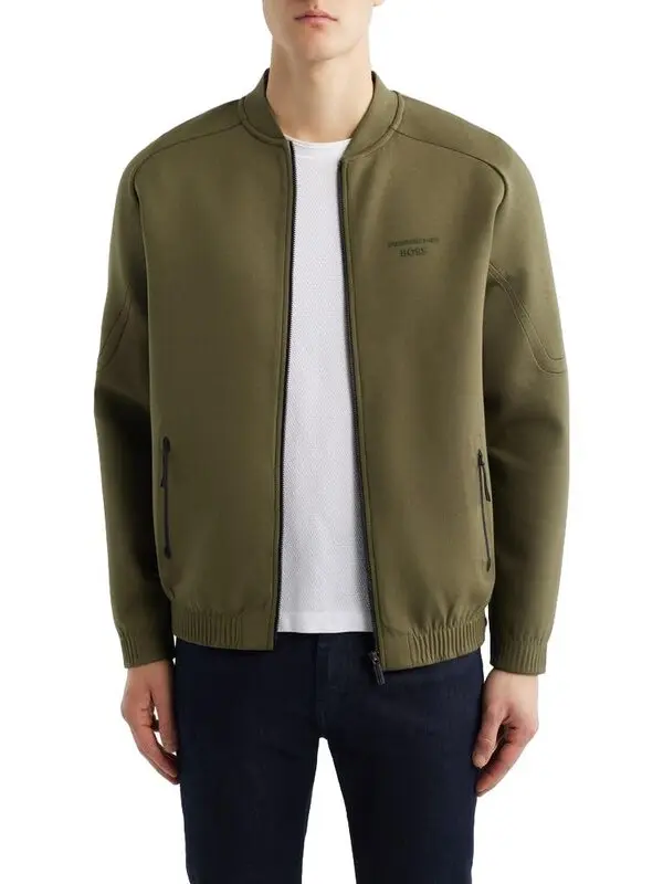 BOSS Porsche Spirit Zip-up Sweatshirt - Open Green