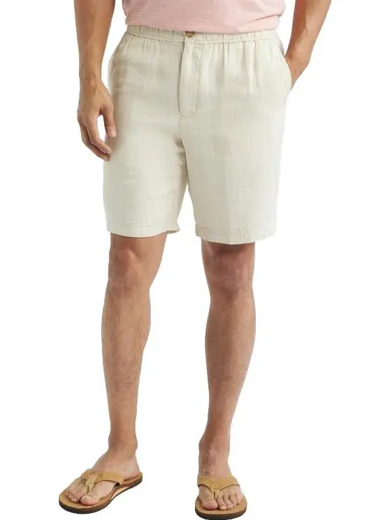 Tommy Bahama Bora Beach 9-inch Cotton Gauze Shorts - Bleached Sand