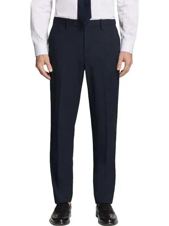 Mango Milan Slim Fit Suit Pants - Navy