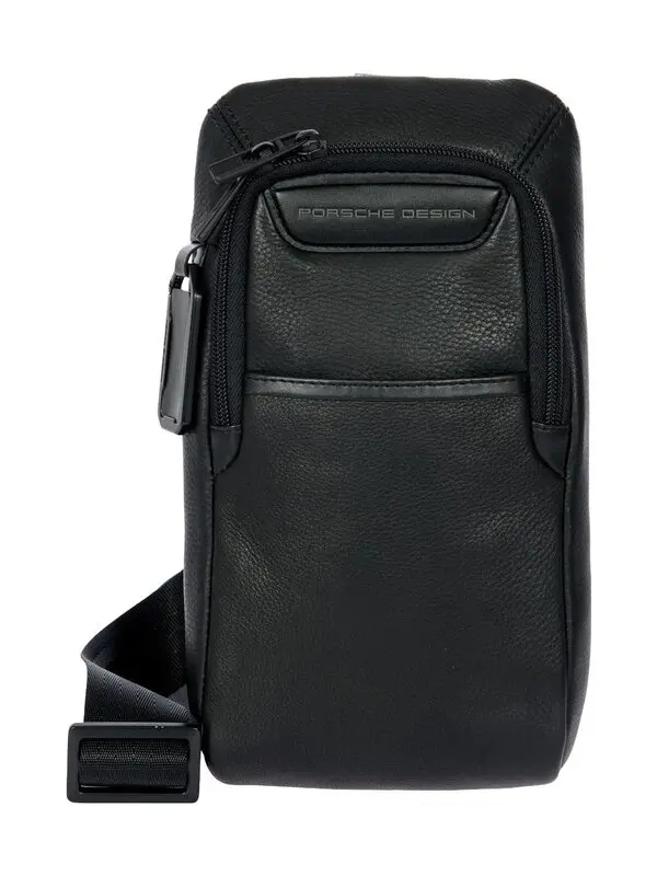 Porsche Design Roadster Leather Evo Crossbody Bag - Black