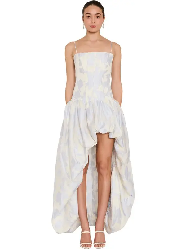 Amanda Uprichard Ophelia Maxi Dress - Blue Combo