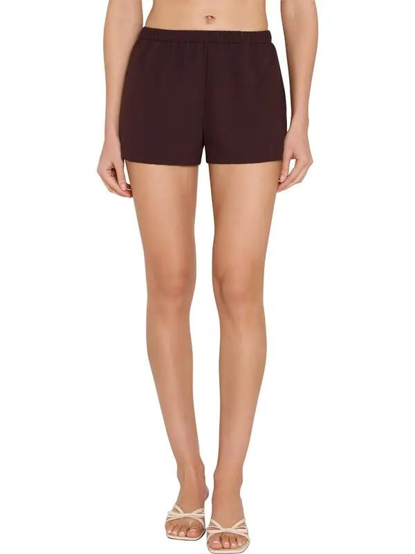 Amanda Uprichard Mariko Shorts - Cocoa