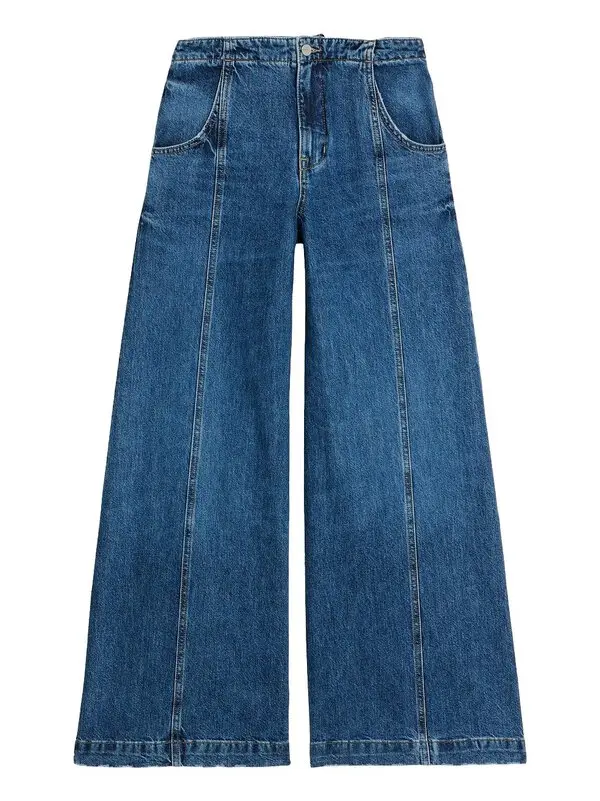 TWP Dancing In The Dark Wide-leg Jeans - Mid Denim