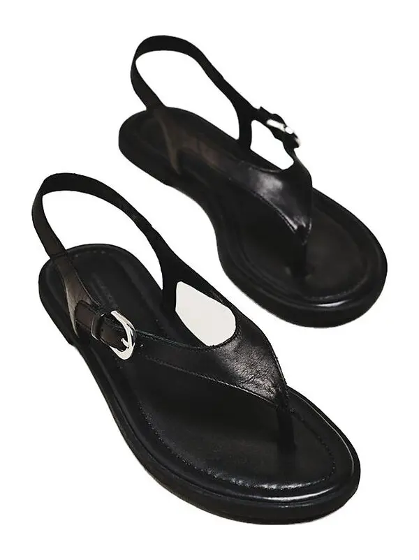 VAGABOND SHOEMAKERS Zaida Slingback Thong Sandals - Black