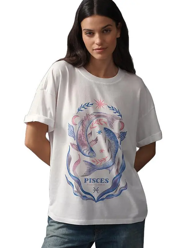GIRL DANGEROUS Cosmic Zodiac Tee - Pisces