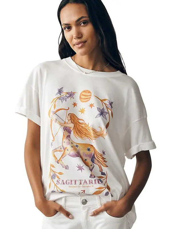 GIRL DANGEROUS Cosmic Zodiac Tee - Sagittarius
