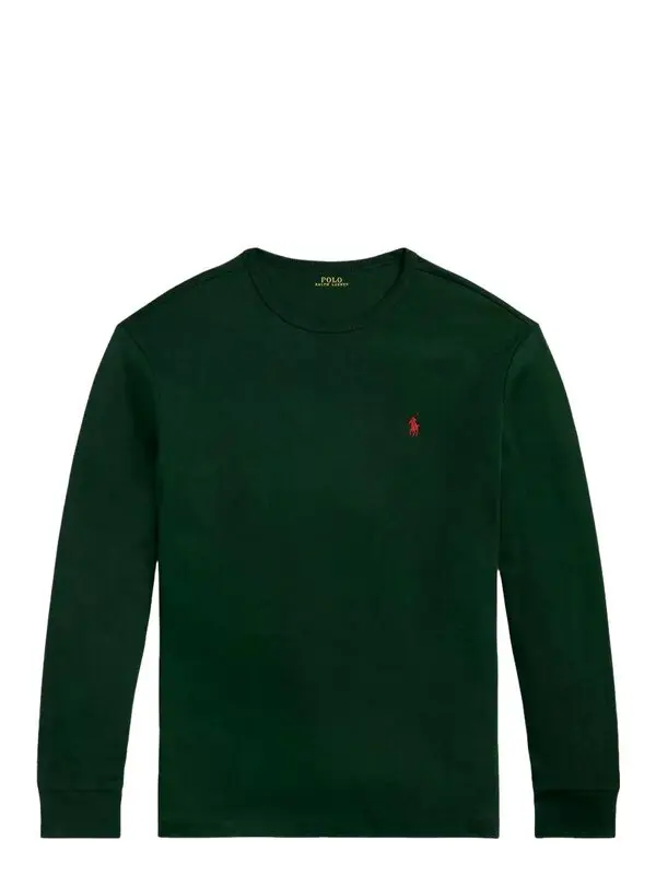 Polo Ralph Lauren Logo-embroidered Long-sleeve T-shirt - Green