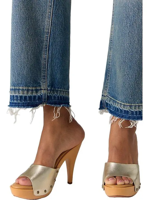 CANDIE'S Viviana Clogs - Platinum Leather