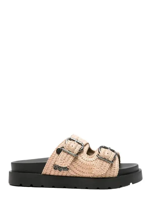 BUFFALO Raya Ari Buckle-fastening Sandals - Neutrals