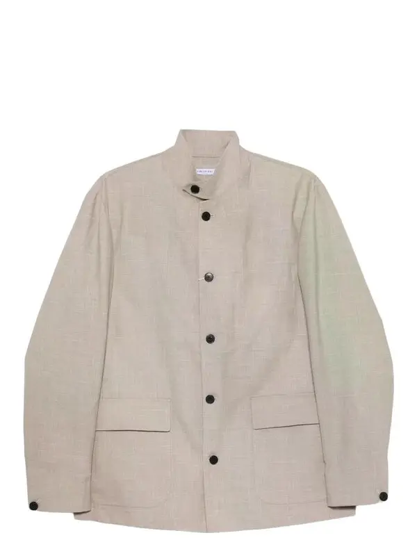 GREYED Leon Buttoned Overshirt - Neutrals