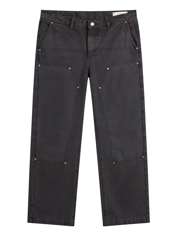 MFPEN Double Knee Jeans - Dark Grey Canvas