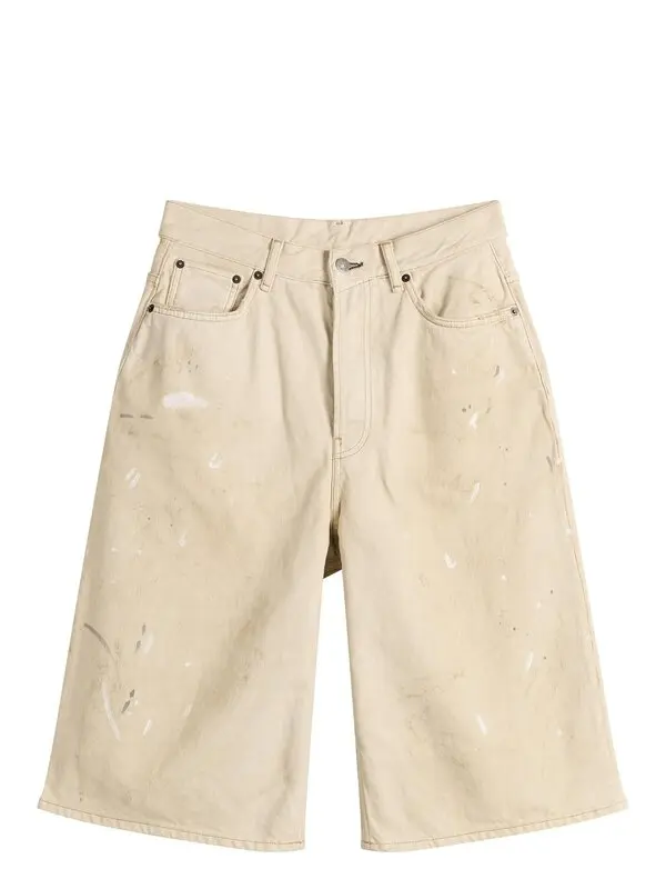 Acne Studios Judda Trafalgar Denim Shorts - White