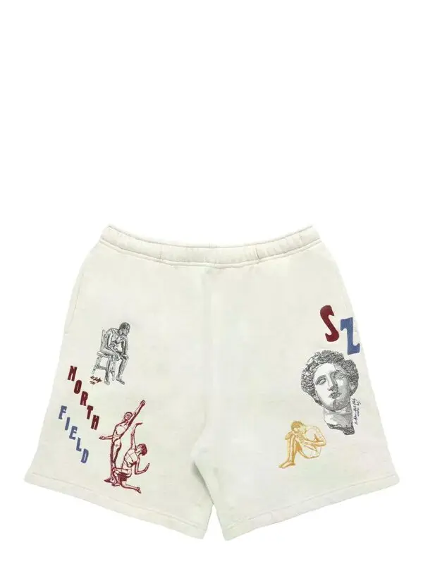 SAMUEL ZELIG Northfield Track Shorts - Grey