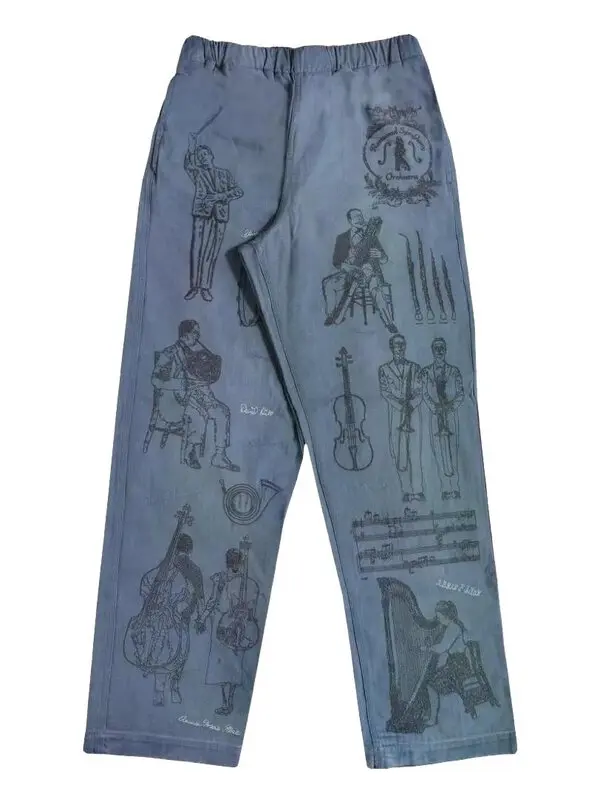 SAMUEL ZELIG Orchestra Trousers - Blue