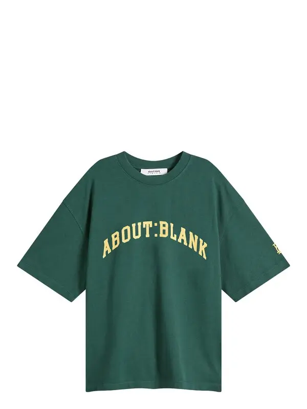 ABOUT:BLANK College T-shirt - Epsom Green