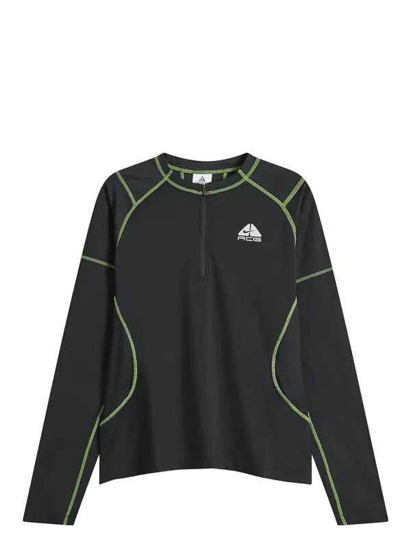 Nike Vault Long Sleeve - Black/mean Green/summit White