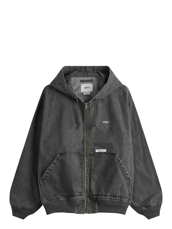 WTAPS D00m Denim Hooded Jacket - Black