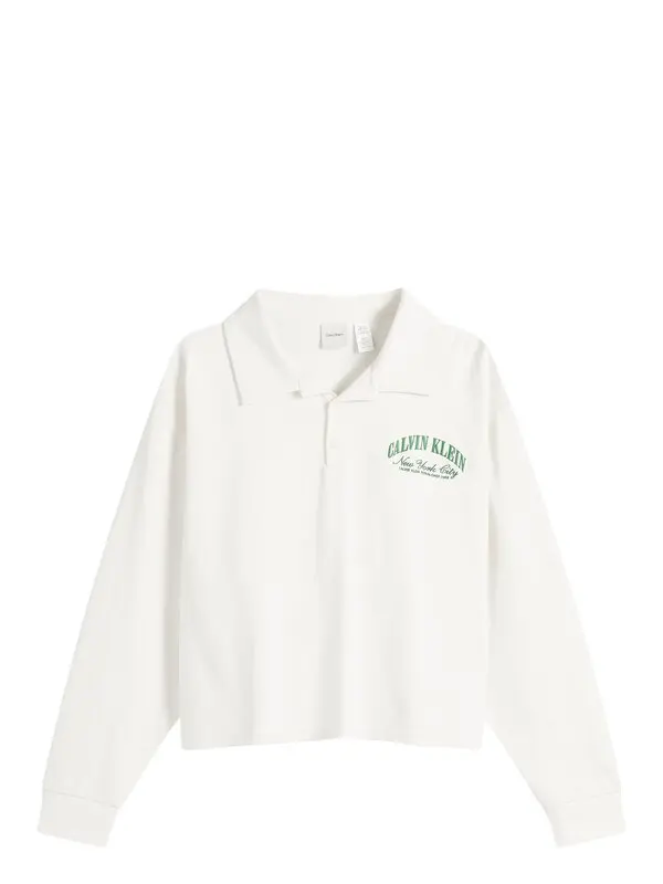 Calvin Klein Cotton Jersey Polo - Tofu