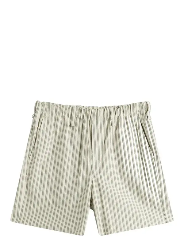 Issey Miyake Stripe Short - Green