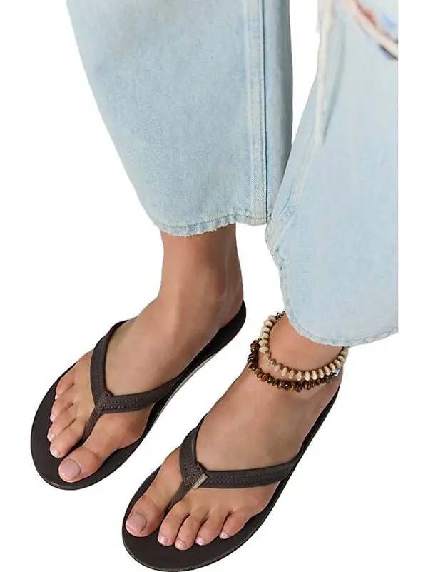 HARI MARI Flip Flops - Mocha/mint